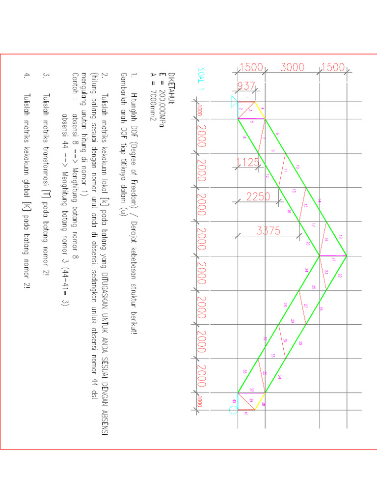 Latihan Soal Anstruk Matriks Untuk Uts - 2024 | PDF