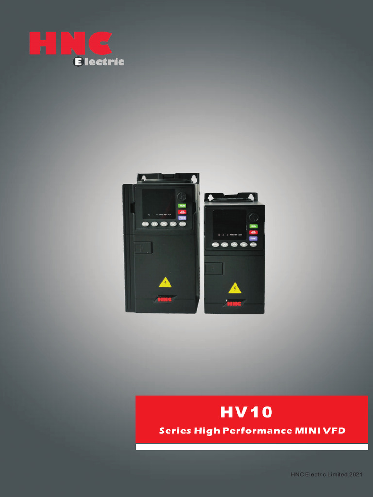 HV10 Mini VFD Inverter Specifications | PDF | Mains Electricity | Power ...