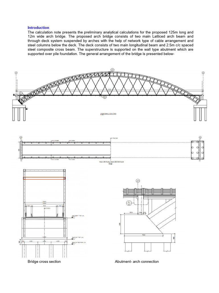 Draft Design Note | PDF | Bridge | Beam (Structure)
