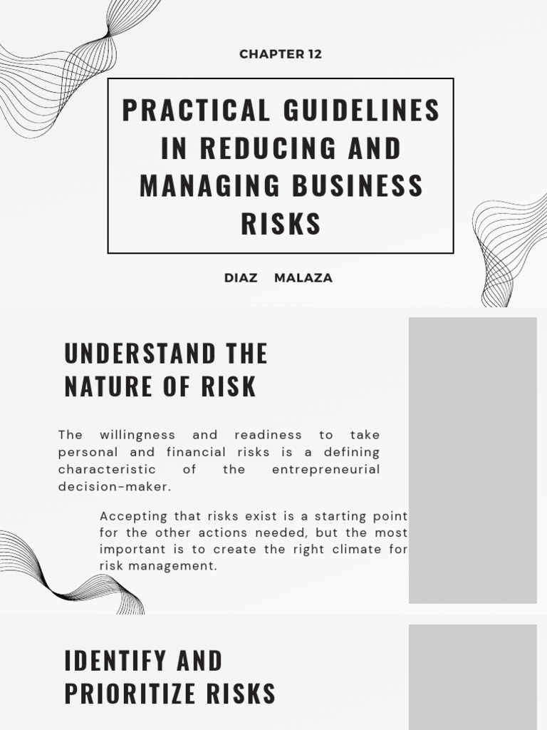 Business Risk Management Guidelines | PDF | Risk | Risk Management