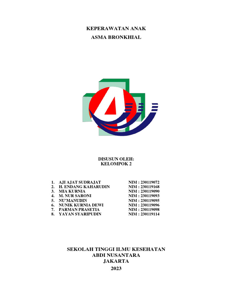 Perawatan Asma Bronkhial pada Anak | PDF