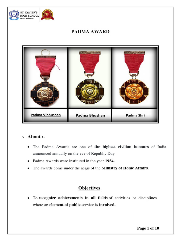 Padma Award 240524 155105 | PDF