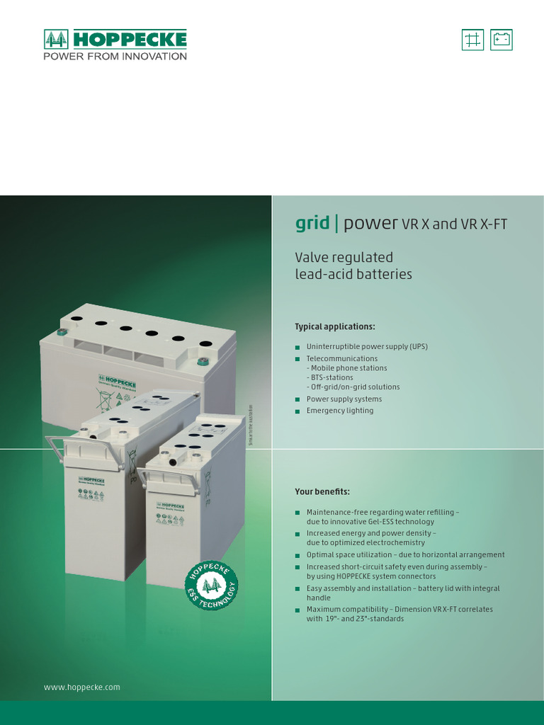 Grid Power VRX Brochure en | PDF | Power (Physics) | Electricity