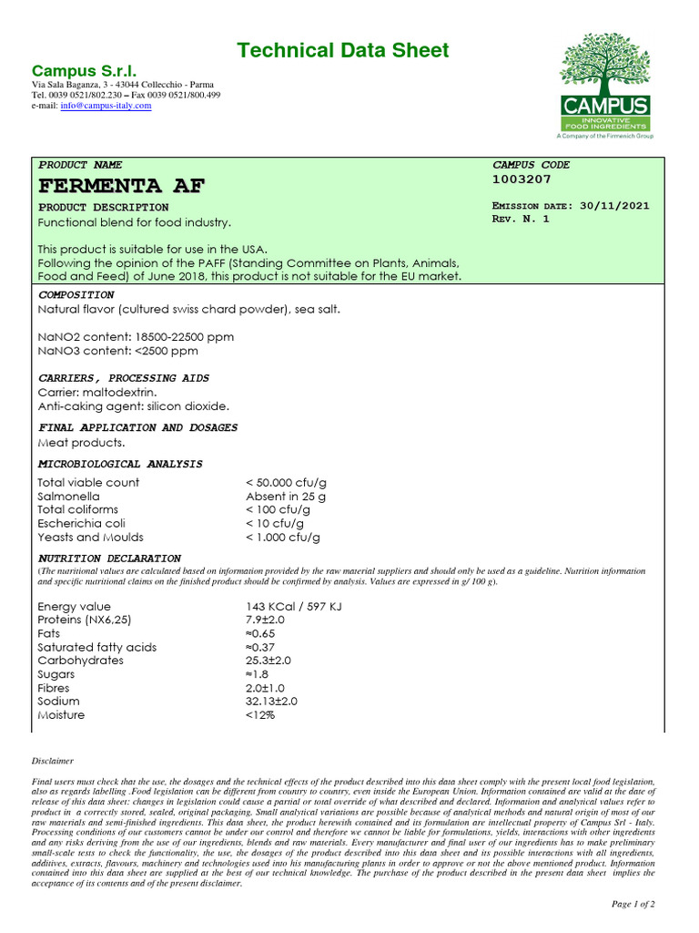 Multranol 3901 Technical Data Sheet | PDF | Food Politics | Foods