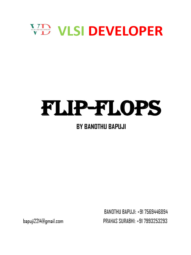 Flip Flops | PDF | Computer Memory | Computer Data