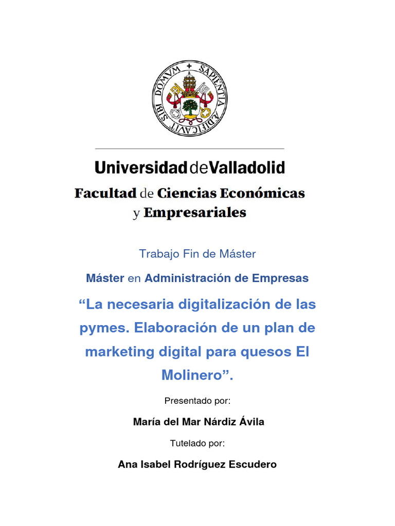 TFM e 199 | Descargar gratis PDF | Marketing | Marketing de motores de búsqueda