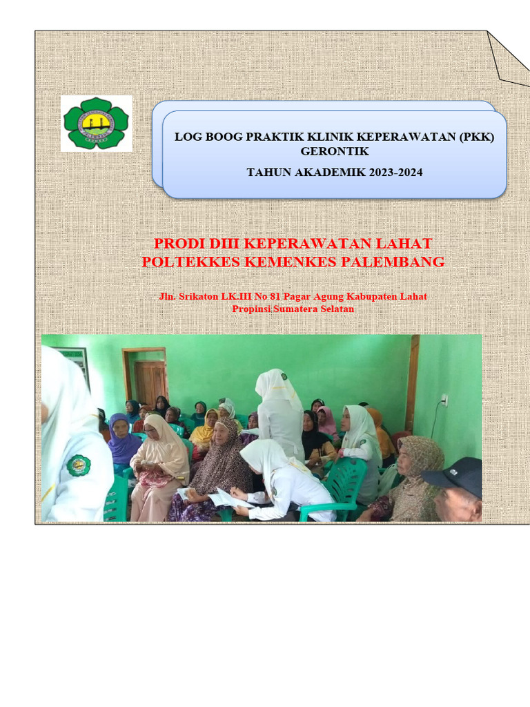 Log Book PKK Gerontik | PDF | Karier & Perkembangan | Kesehatan Holistik