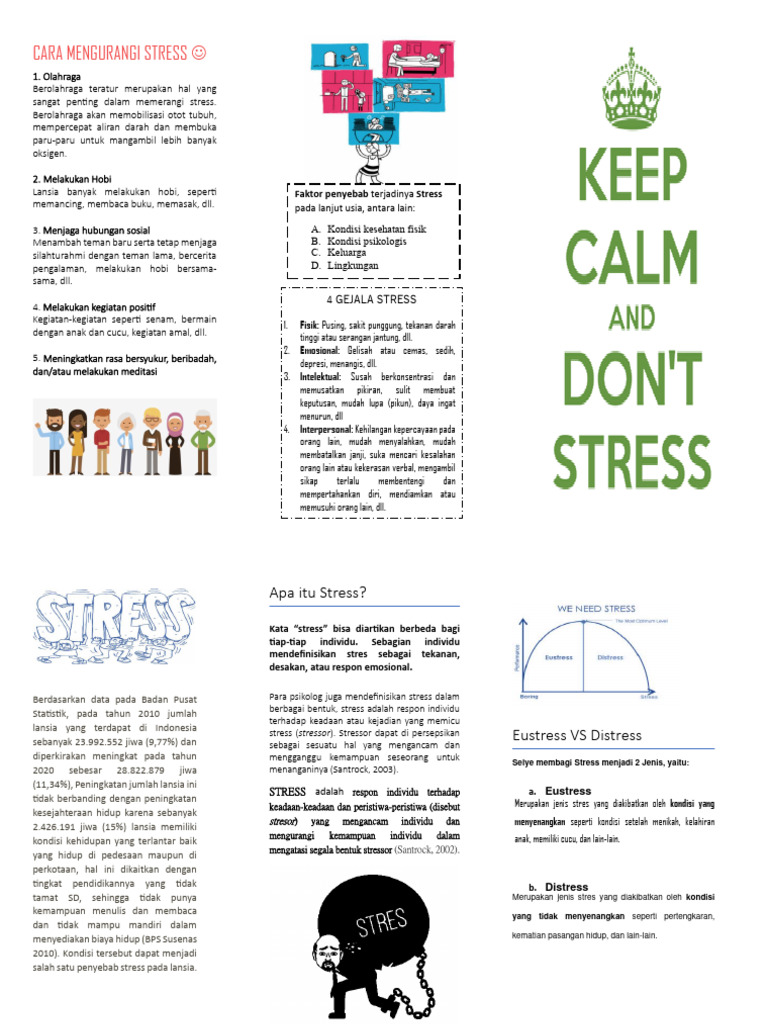 Leaflet Cara Mengurangi Stress | PDF