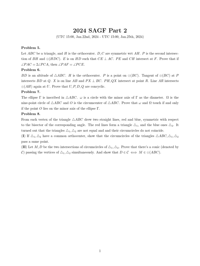 SAGF 2024 Part 2 | PDF