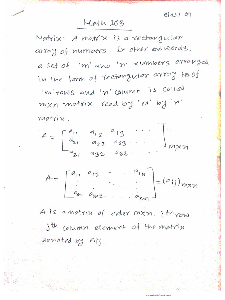 Introduction - Matrix | PDF