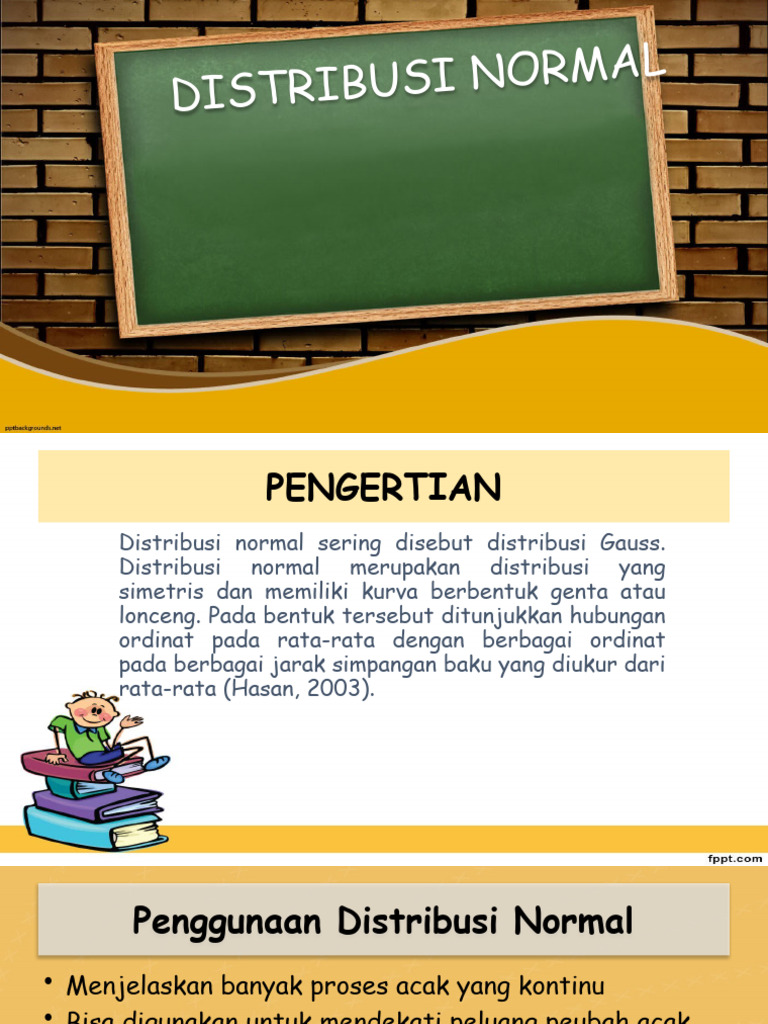 Pengertian dan Sifat Distribusi Normal | PDF