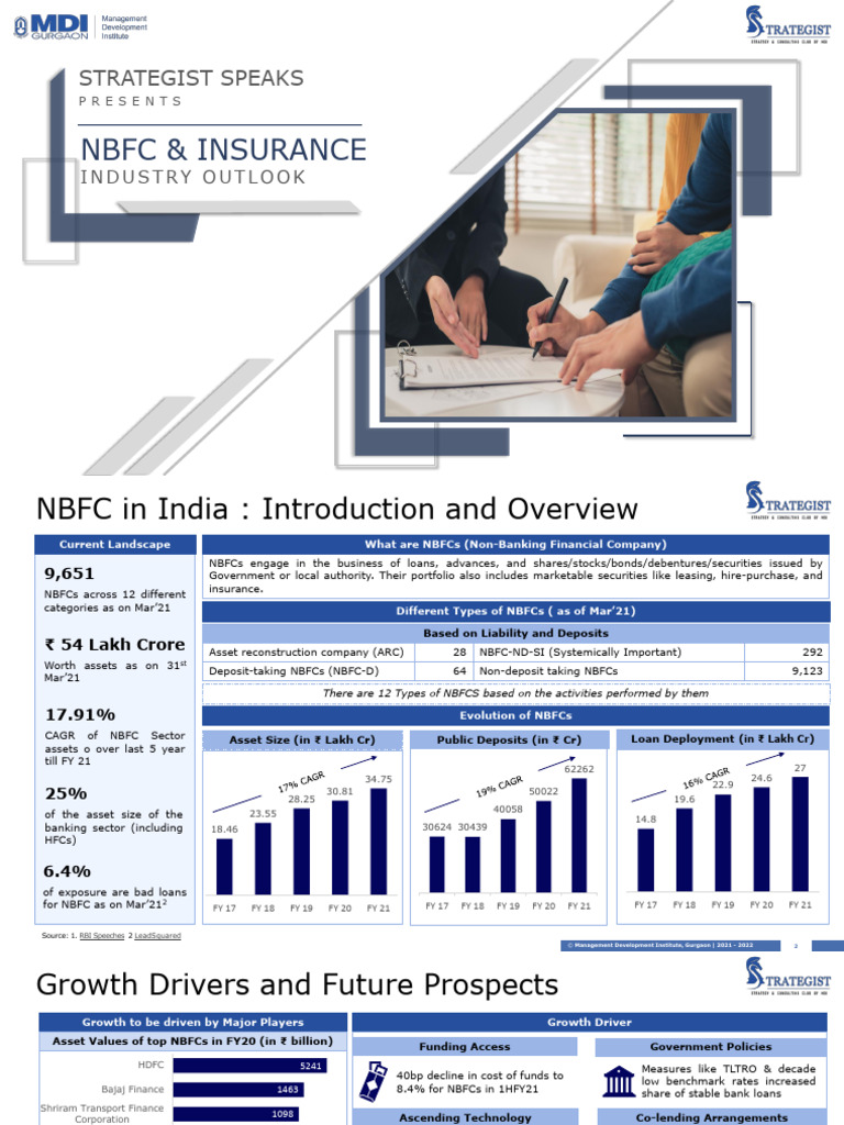 NBFC & Insurance | Download Free PDF | Non Bank Financial Institution ...