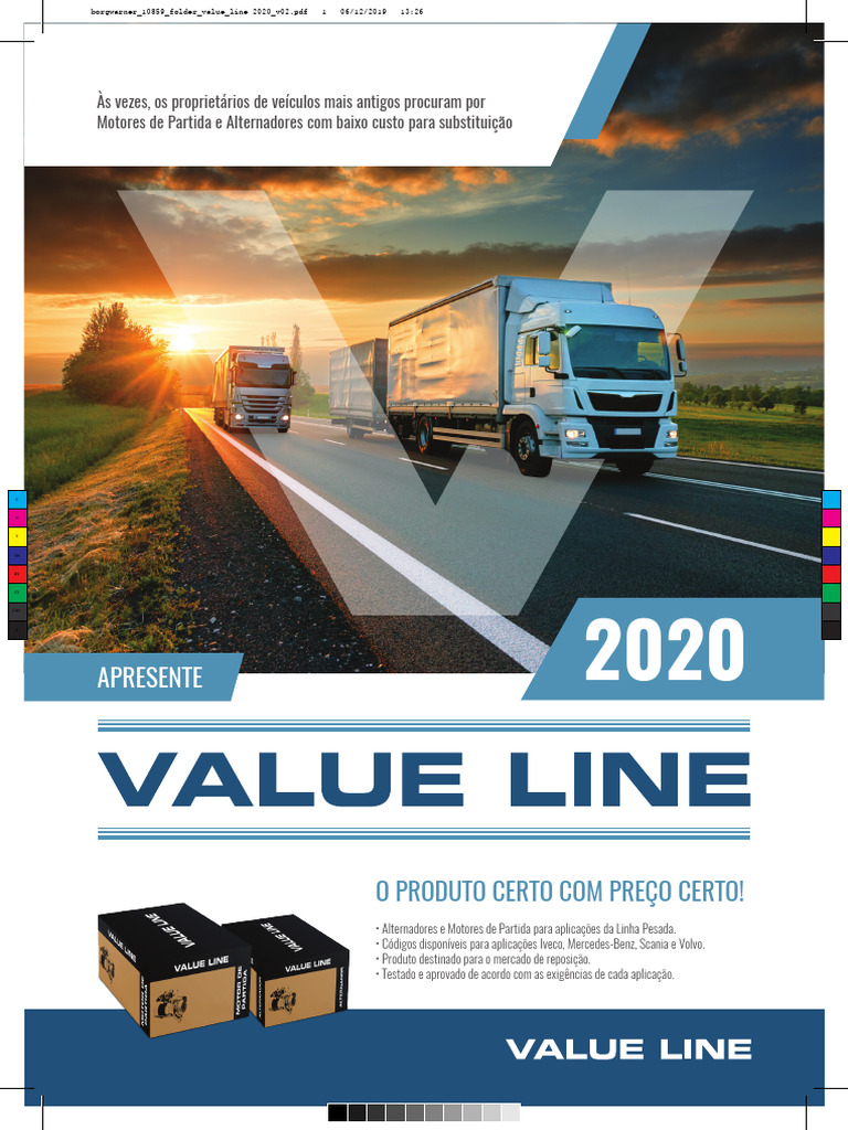 Alternadores e Motores Value Line 2020 | PDF | Veículos de rodas ...