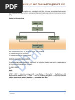 SAP MM - Source Determination_List | PDF