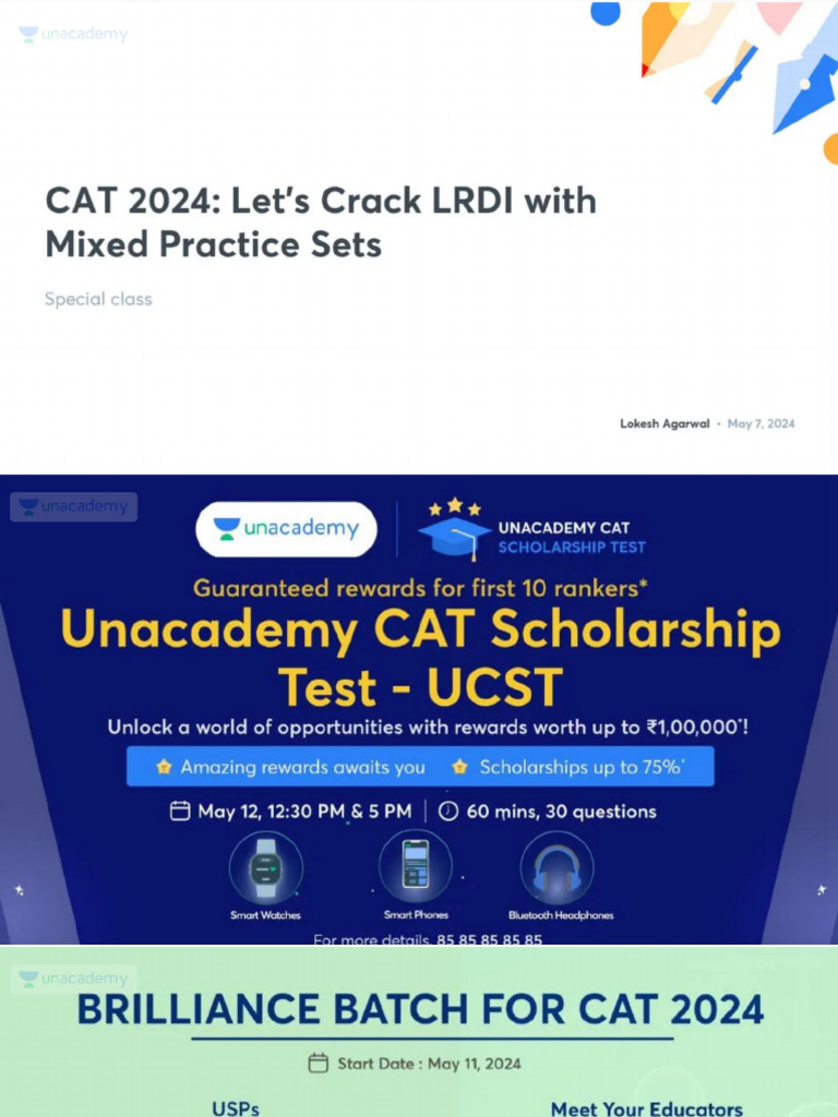 CAT 2024 LRDI Practice Sets | PDF