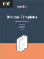 Big 4 CV Template Guide | PDF