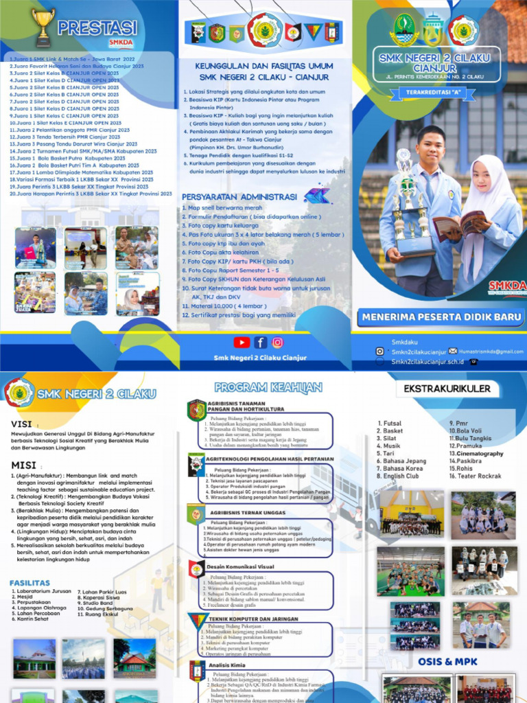 Brosur PPDB SMKDA 2024 | PDF