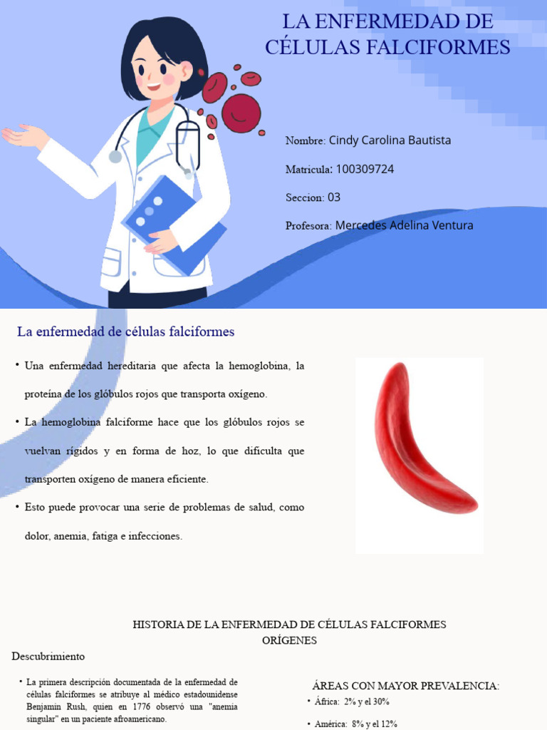 La Enfermedad de Células Falciformes | PDF | Anemia | Causas de la muerte