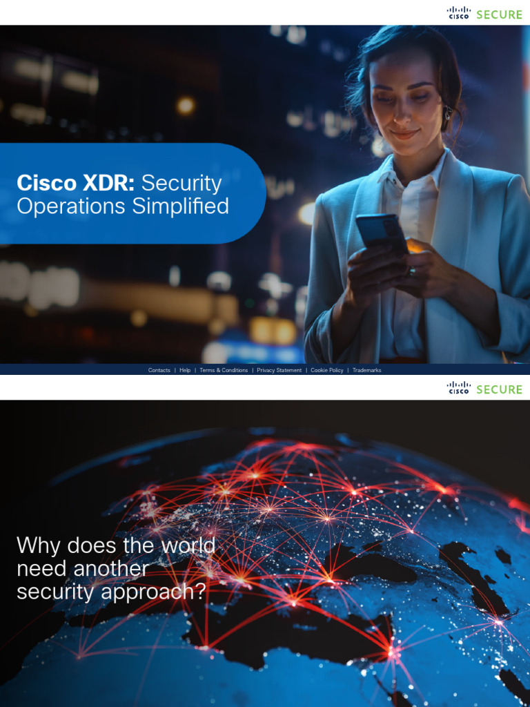 Cisco XDR: Simplifying Security Operations | PDF | Security | Computer Security