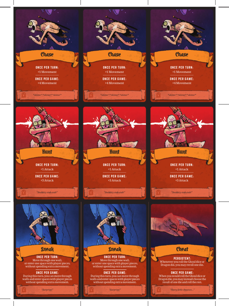 Vast Addon Cards 9up 170914 | PDF | Ghosts