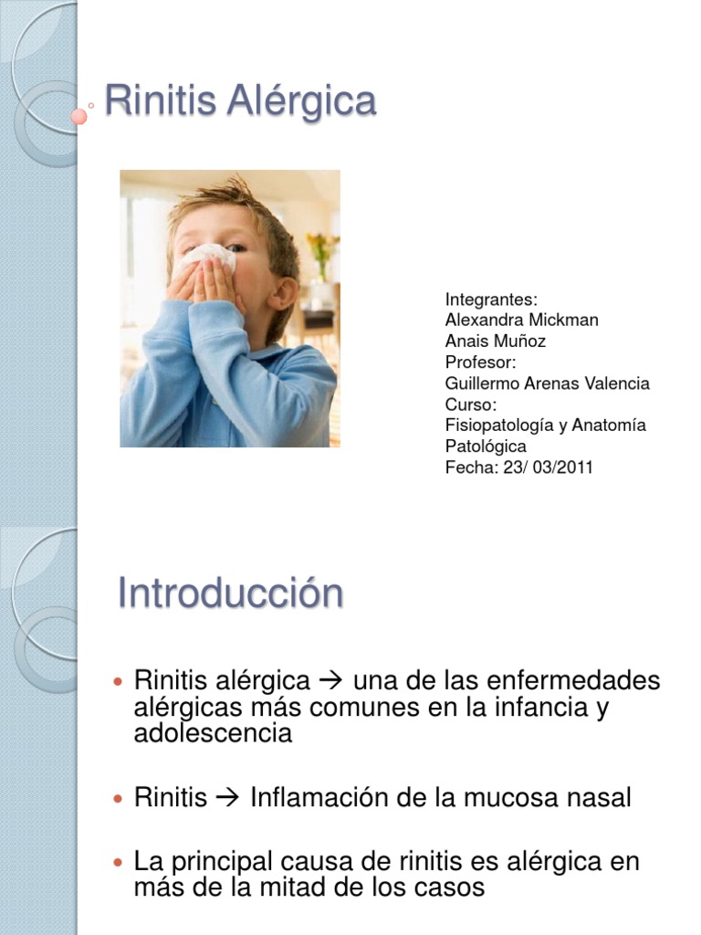 Rinitis Alérgica Power | PDF | Alergia | Rtt