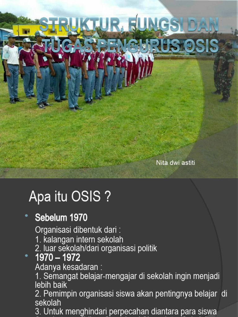 Struktur Fungsi Dan Tugas Pengurus Osis | PDF