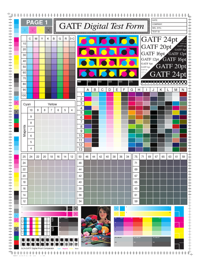 GATF A4 - 4pg | PDF | Artistic Techniques | Visual Perception