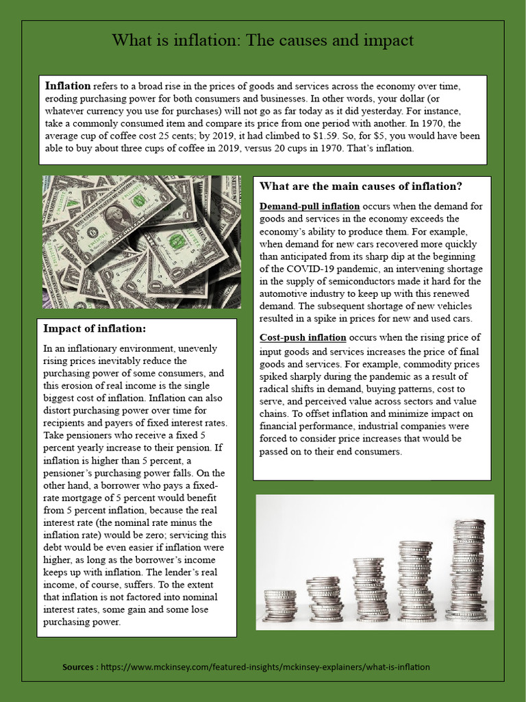 inflation causes | PDF | Inflation | Interest