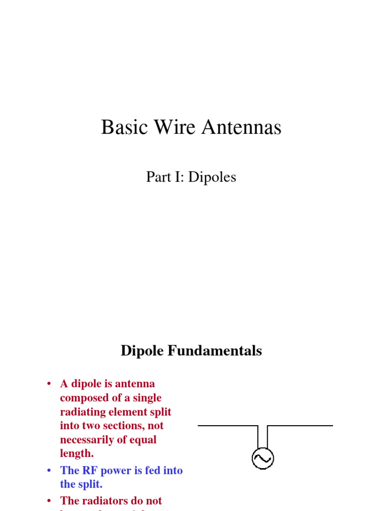 basic antennas part i | PDF | Antenna (Radio) | Electricity