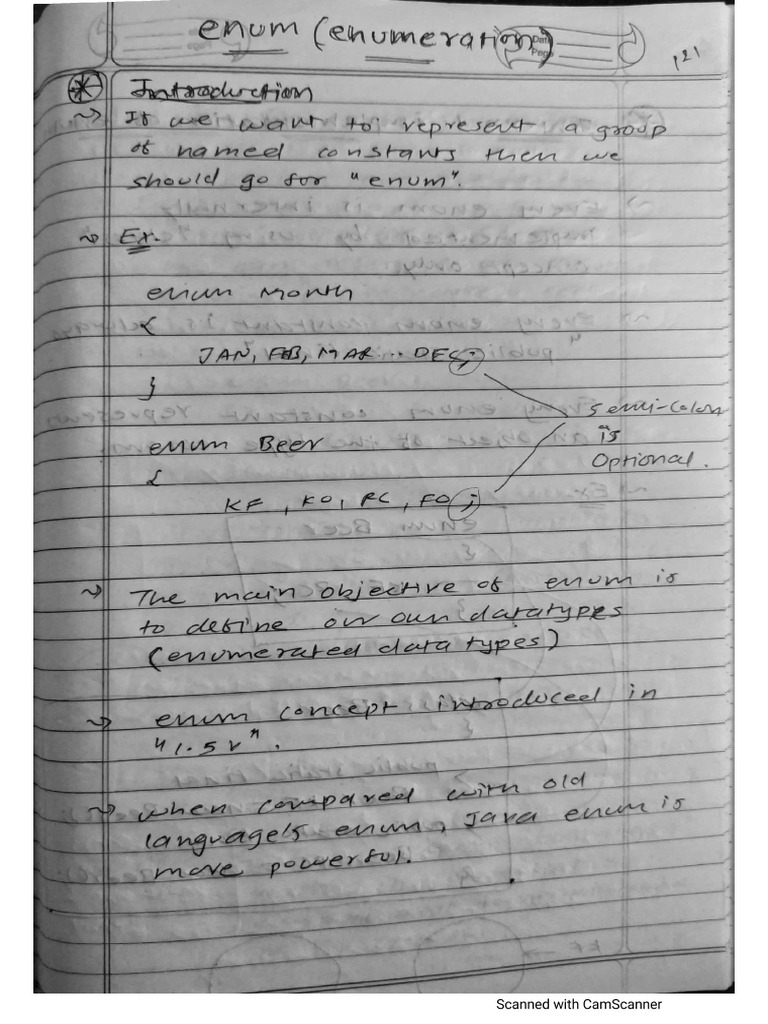 Chap19 - Enumeration | PDF