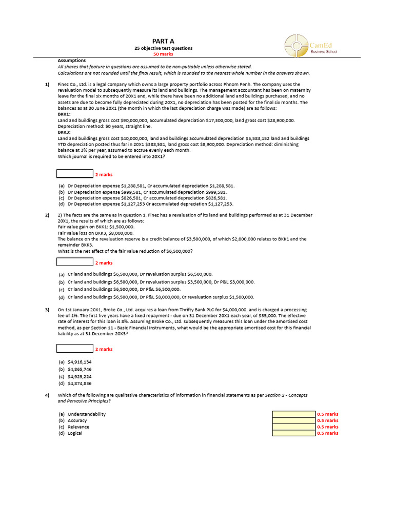 December 2021 - IFRS For SMEs Question (English) | PDF | Deferred Tax ...