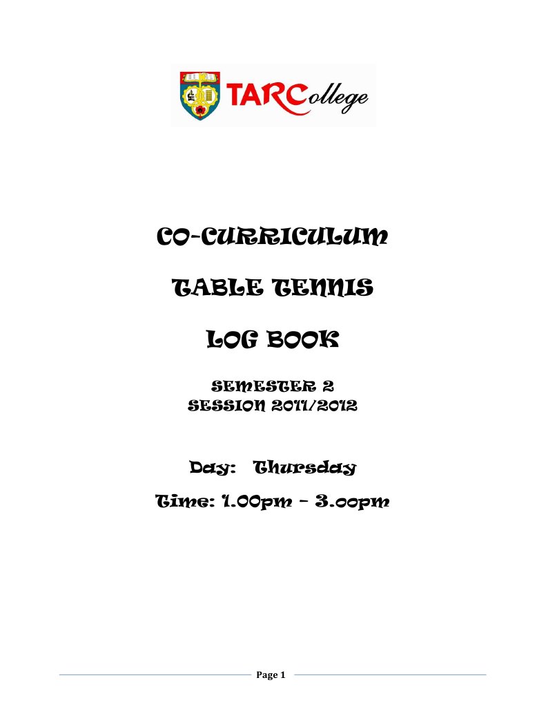 Log Book | PDF | Physical Exercise | Physical Fitness