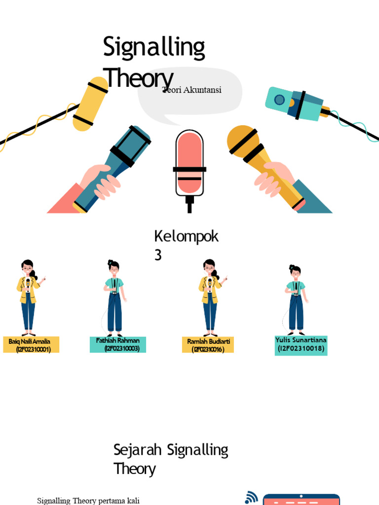 Ppt Signaling Theory | PDF