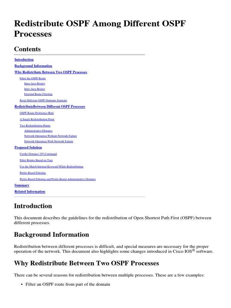 4170-ospfprocesses | PDF | Router (Computing) | Routing