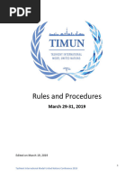 MUN Vocabulary | PDF | Committee | United Nations