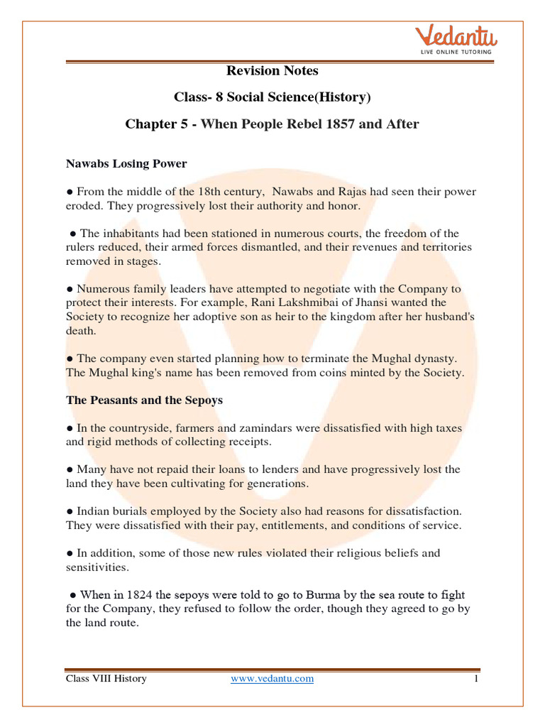 When People Rebel | PDF | Indian Rebellion Of 1857