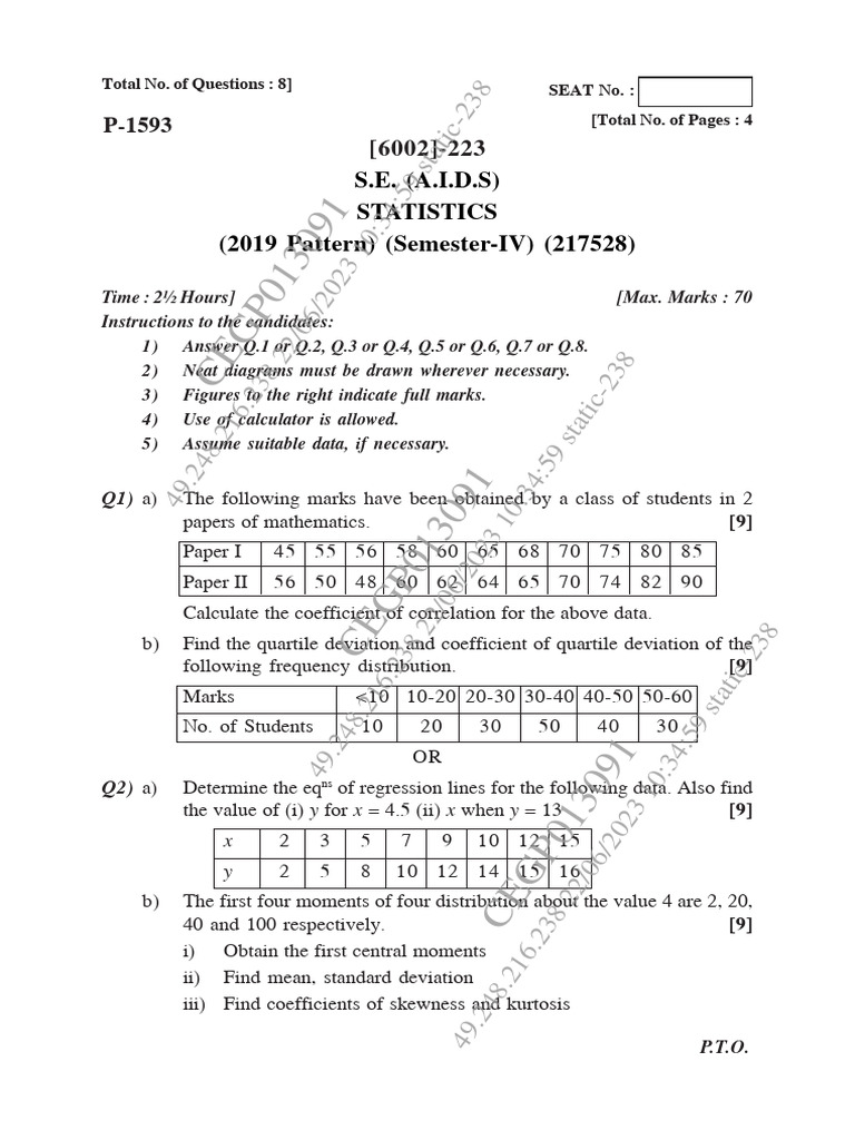 May Jun 2023 Pdf Applied Mathematics Statistical Analysis