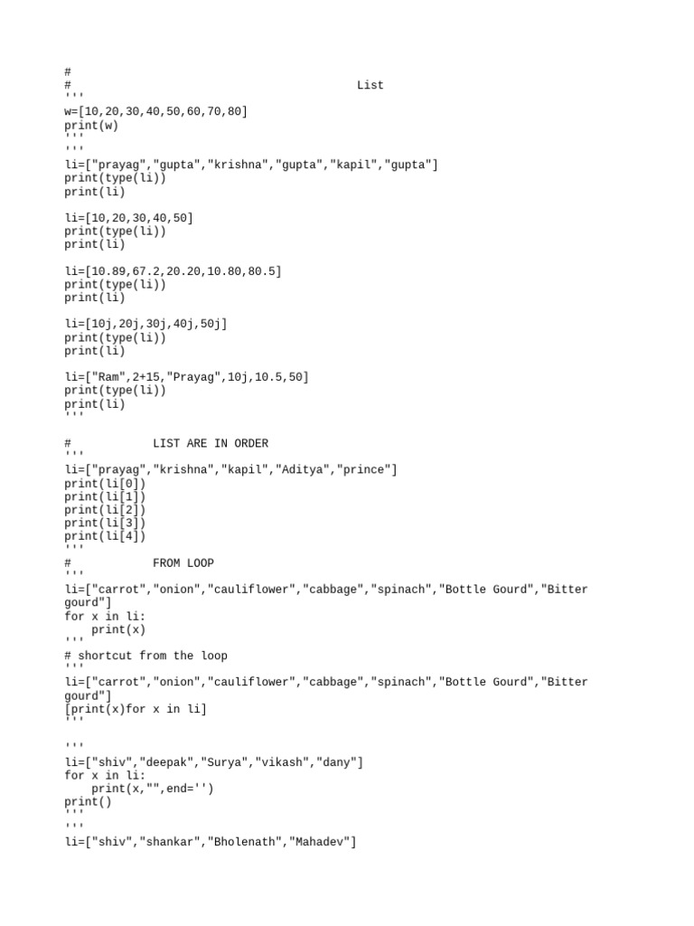 prayagpython | PDF | Control Flow | Computer Programming