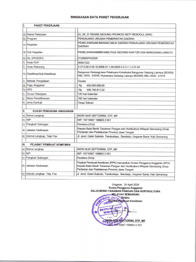 Ringkasan Promosi Rendolehps Baru 2504 | PDF