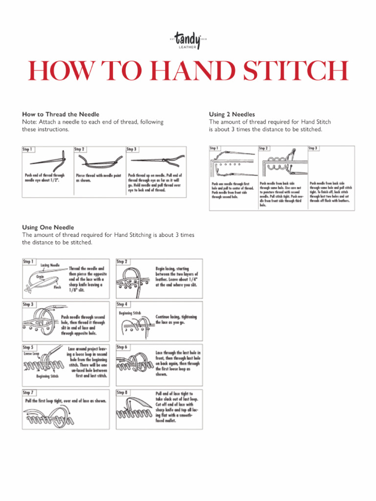Hand Stitching | PDF