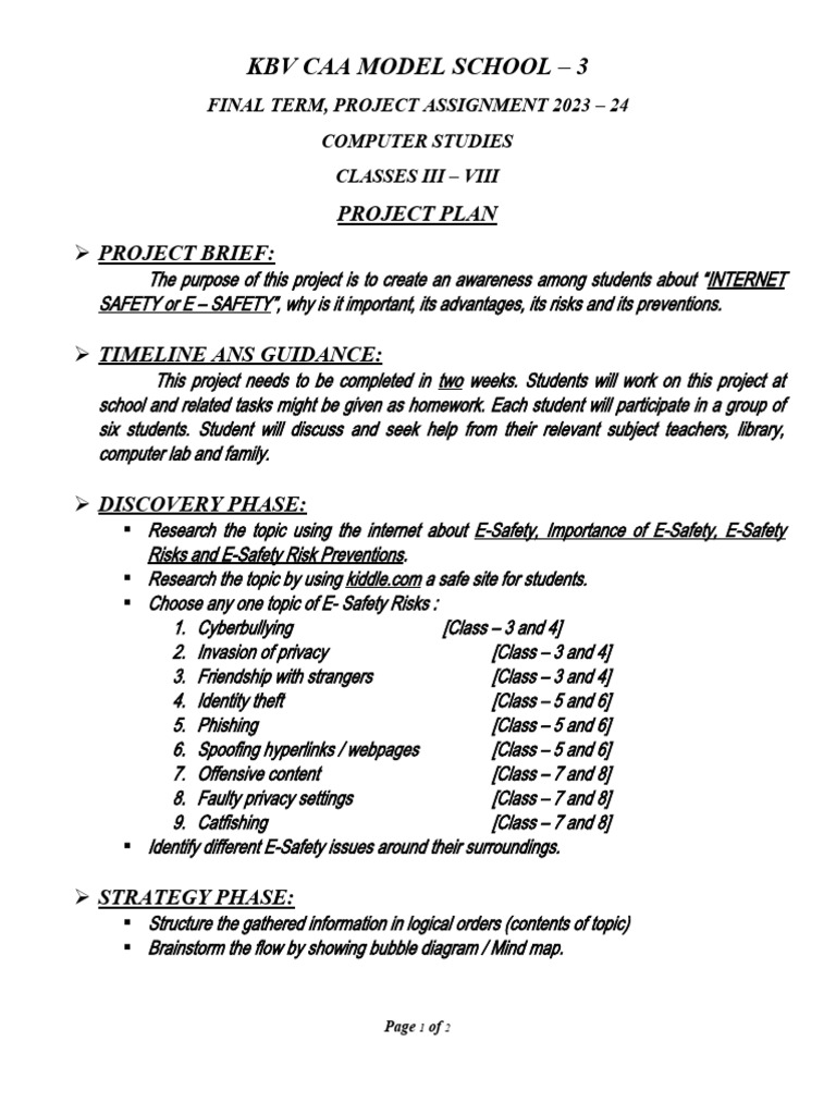 Project Assignment | PDF