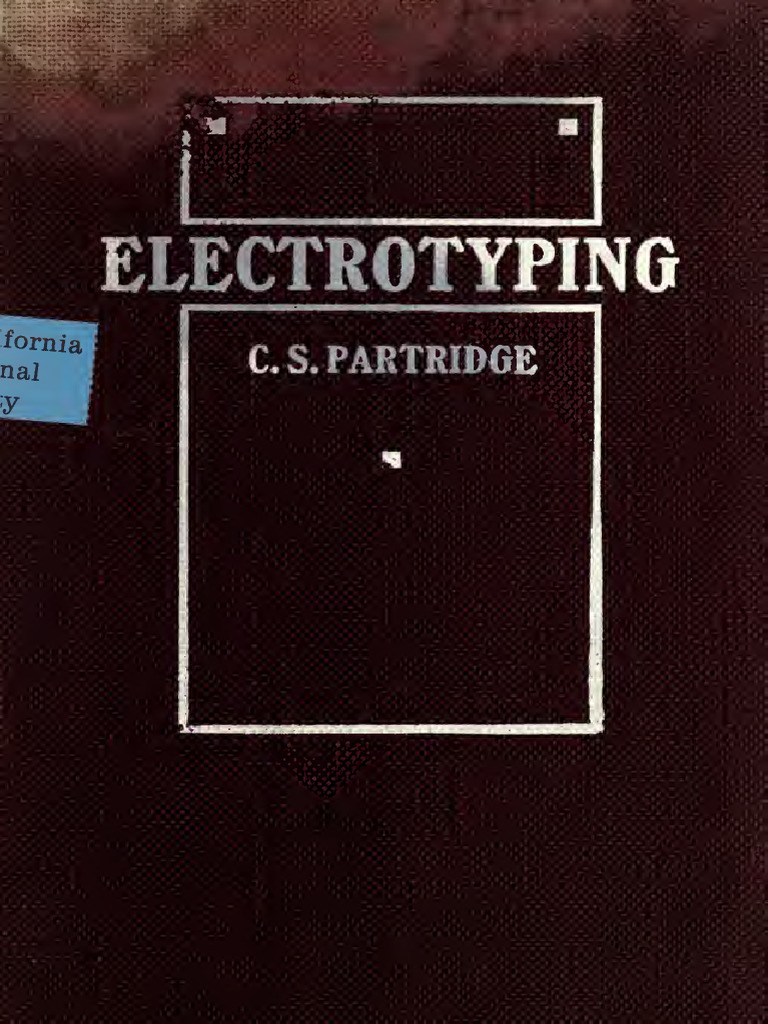 Art of Elec Trotyping | PDF | Anode | Copper
