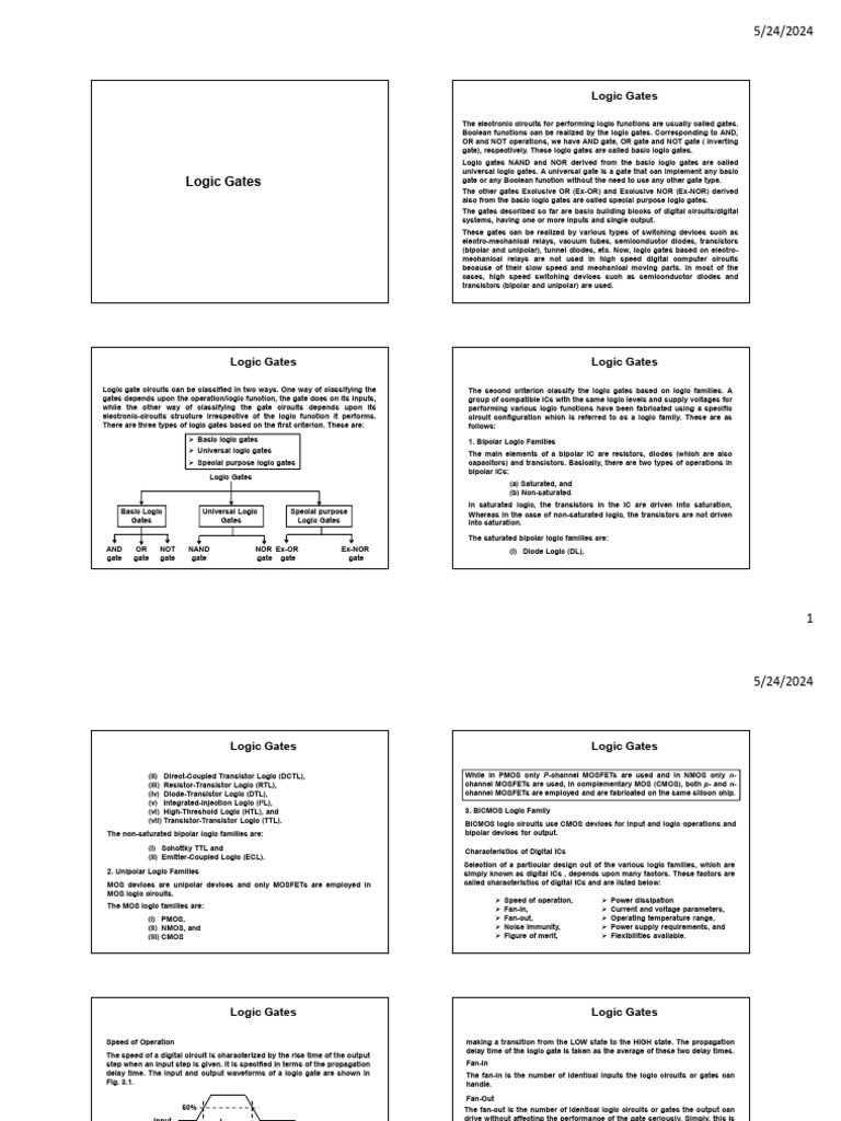 Logic Gate PDF | Download Free PDF | Logic Gate | Mosfet