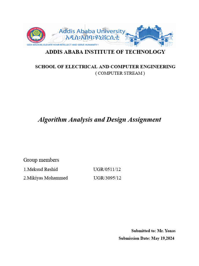 Algorithms Report | PDF | Time Complexity | Algorithms Algorithms Report | PDF | Time Complexity | Algorithms
