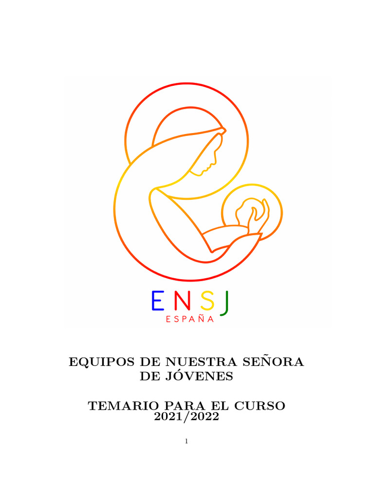 Temario ENSJ 2021 22 | PDF | Oración | Fe