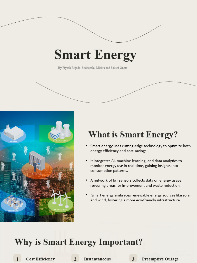 Smart Energy Solutions for Sustainability | PDF | Smart Grid ...
