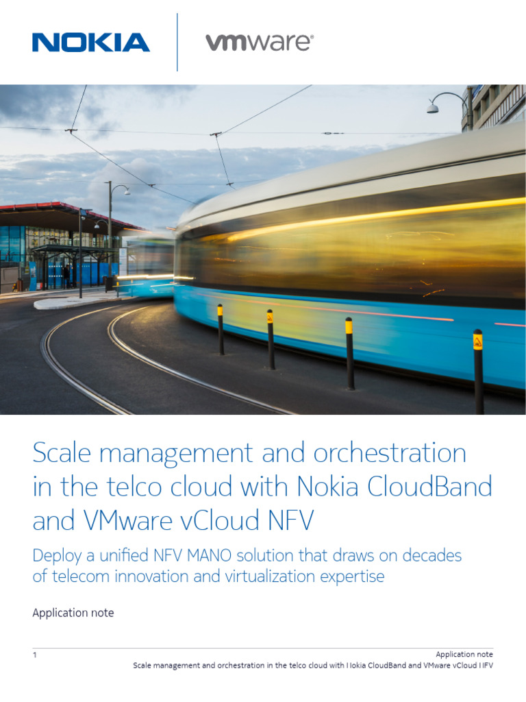 Nokia CloudBand & VMware VCloud NFV Application Note en | PDF | Cloud Computing | Network ...