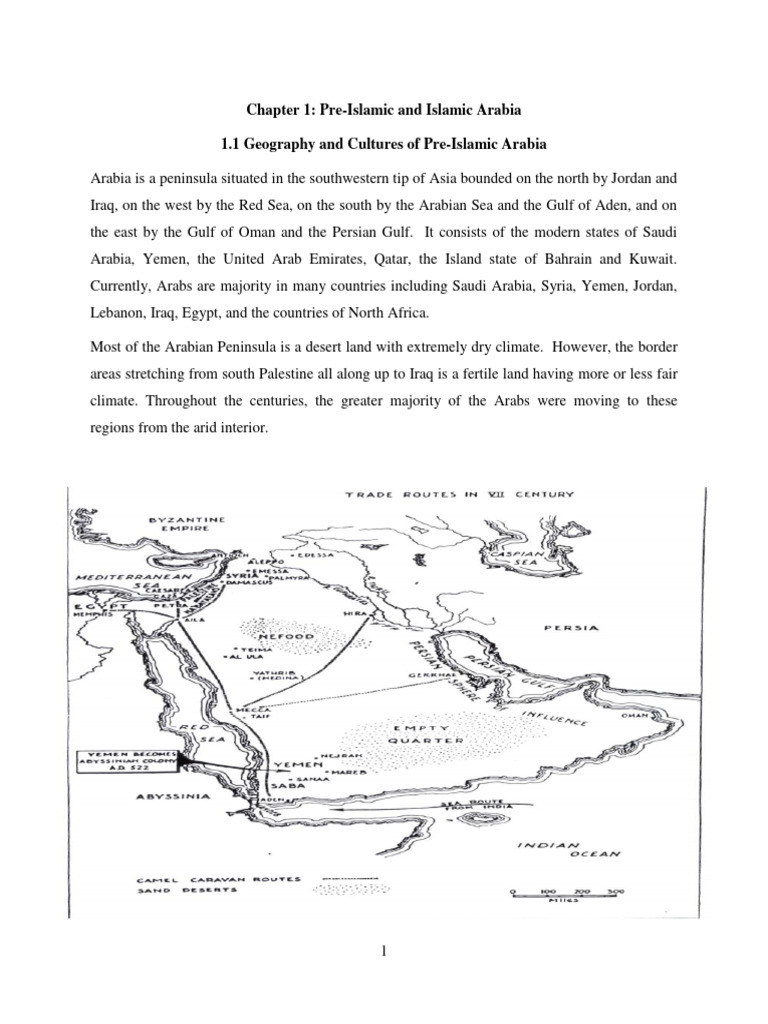 Lecturenote - 831311849islamic Hist, Note-1 | PDF | Arabian Peninsula | Ali