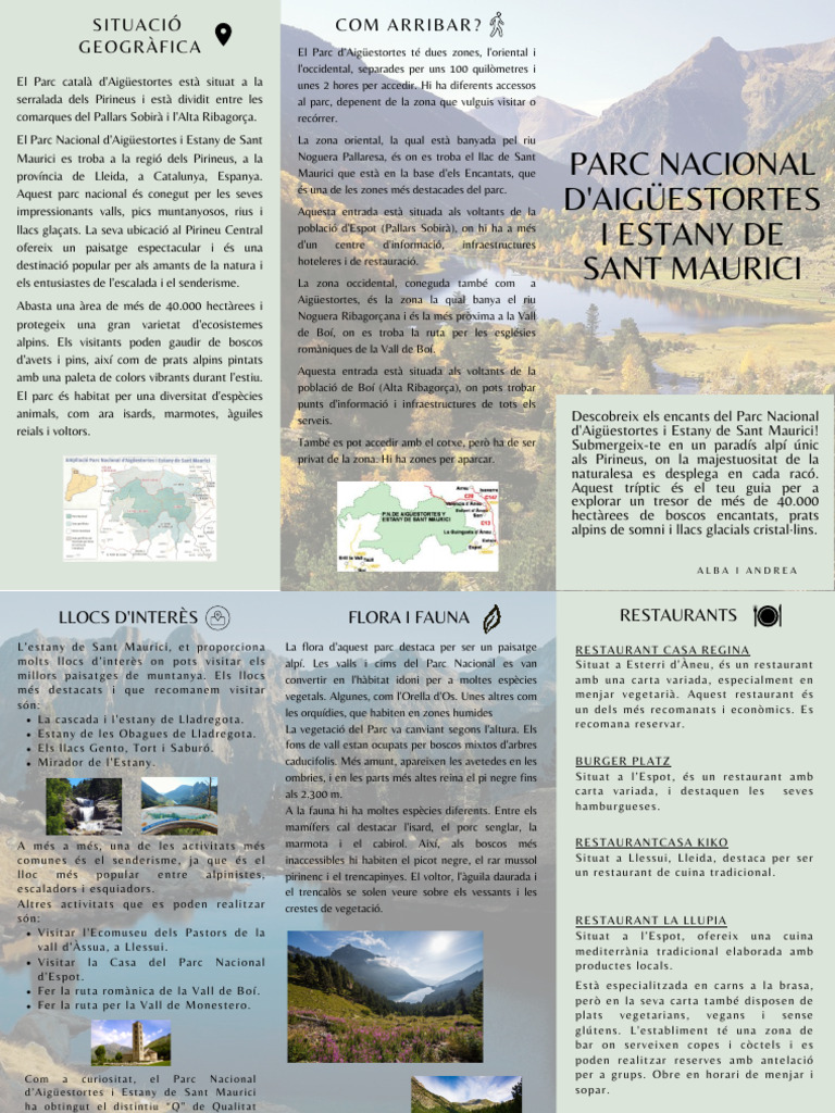 Tríptic - Alba I Andrea | PDF