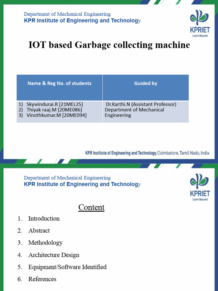 Example First Review | PDF | Engineering | Waste Management